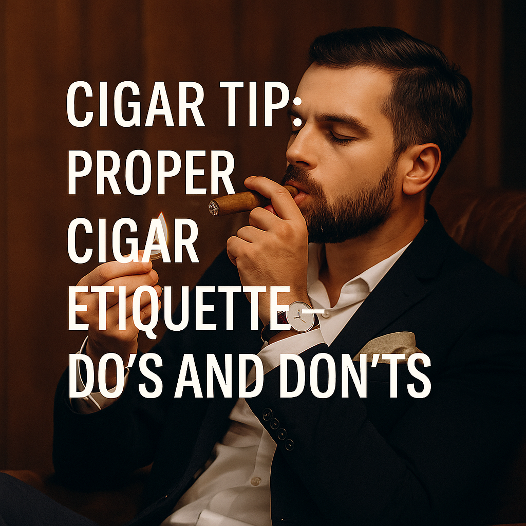 🕴️ Cigar Tip: Proper Cigar Etiquette — Do’s and Don’ts – Habana Port ...