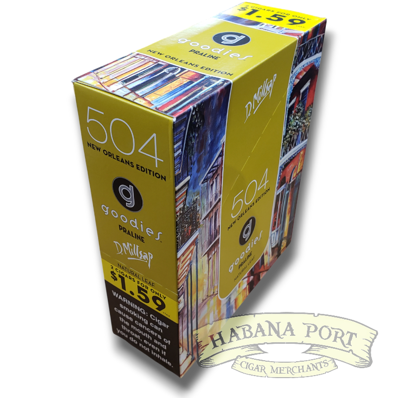 504 Goodies New Orleans Edition Praline 4.375x28 – Habana Port Cigar ...