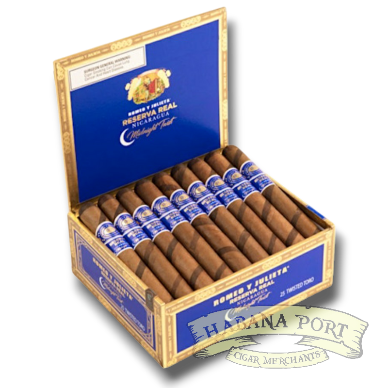 Romeo y Julieta Reserva Real Nicaragua Midnight Twist Toro 6x54 ...